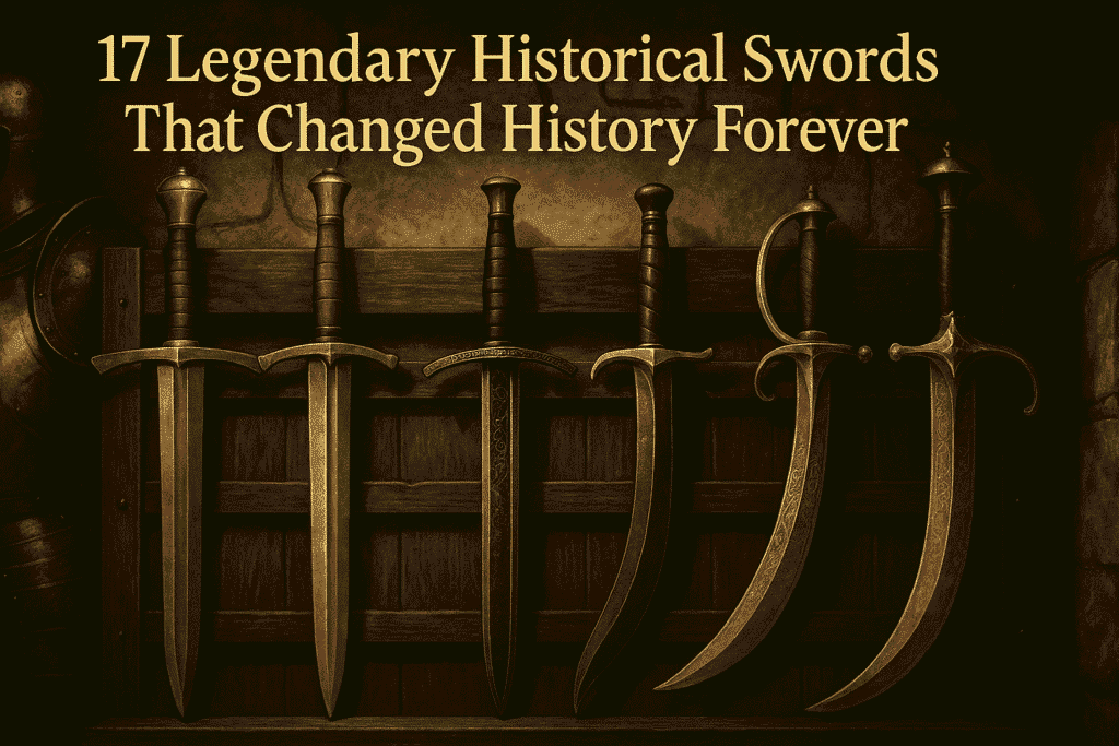 17 Legendary Historical Swords That Changed History Forever